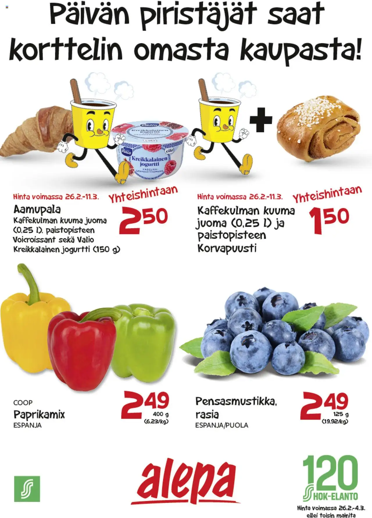 Alepa Tarjoukset 26/02/2025 - 04/03/2025 » Kuvasto, mainos