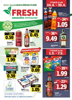 FRESH leták od 24.04.2025 > Potraviny > Nová týždenná akcia