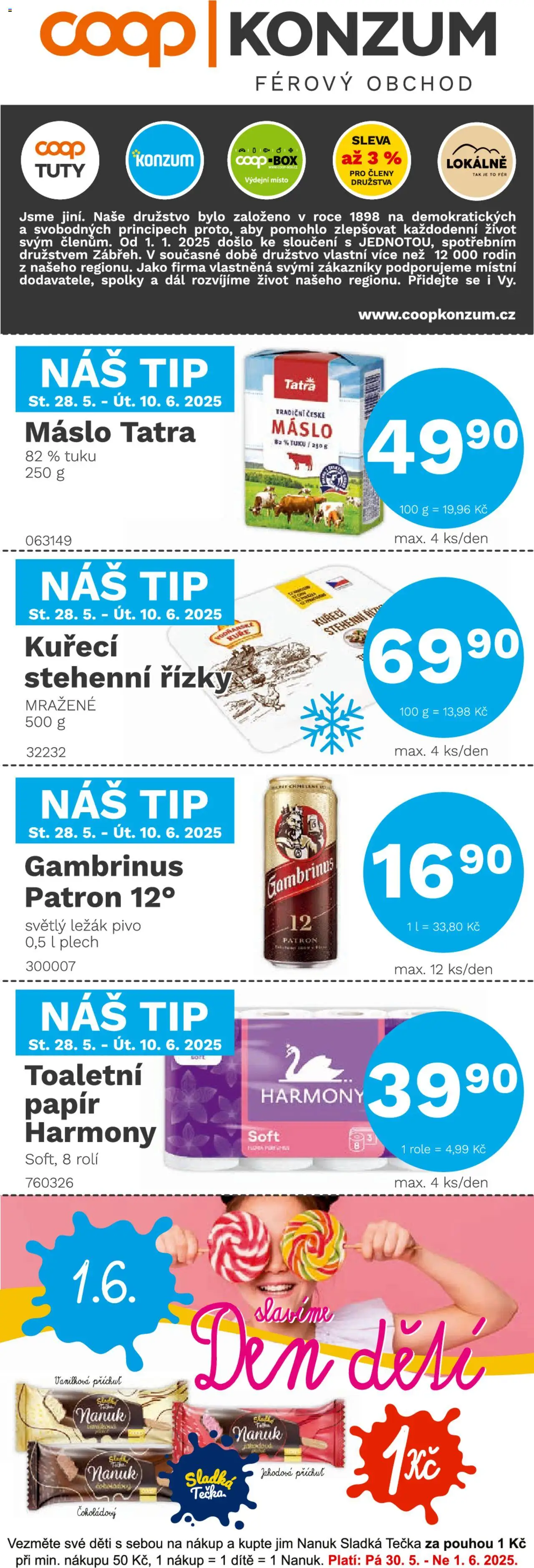 Konzum Leták (28.05.2025 - 10.06.2025)