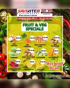 Saverite specials April 2025 > Catalogue