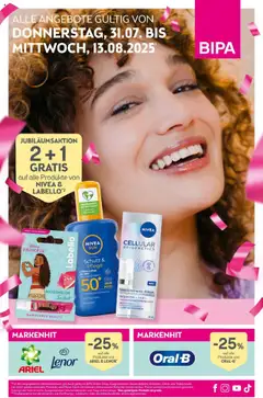 BIPA Flugblatt 21.08.2025 ️ Aktionen, Angebote, Prospekt
