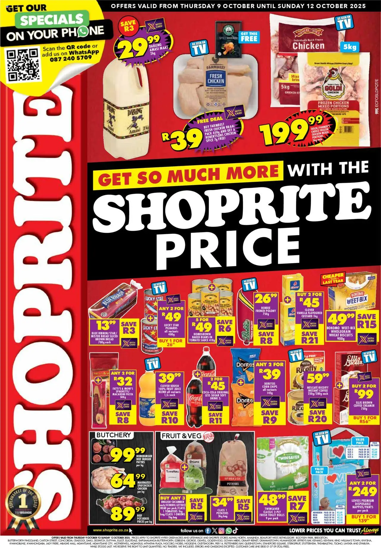 Shoprite Eastern Cape - Shoprite Price 09/10 - 12/10/2025