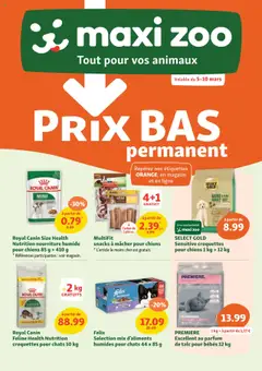 Maxi Zoo folder vanaf maandag 07/04 volgende week >> België