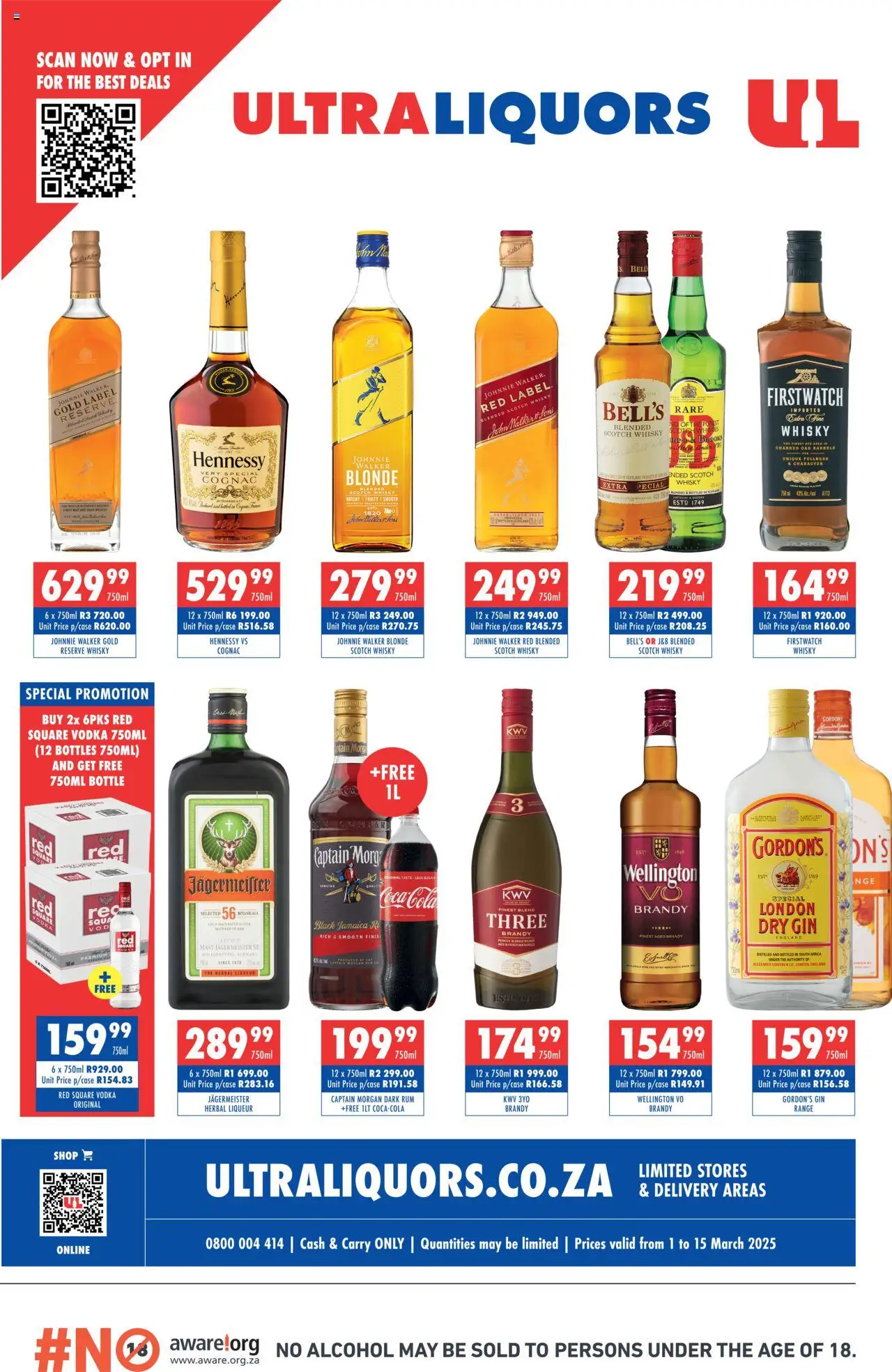 Ultra Liquors Specials 2025 > Beer prices catalogue March