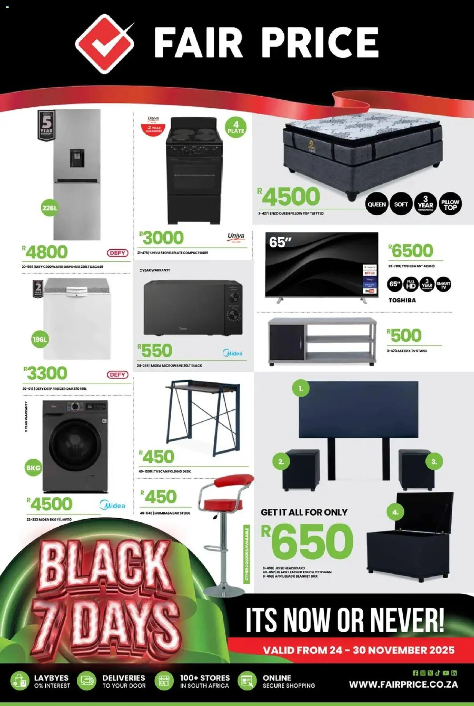 Fair Price BLACK FRIDAY Specials from 24/11/2025 > NEW Catalogue