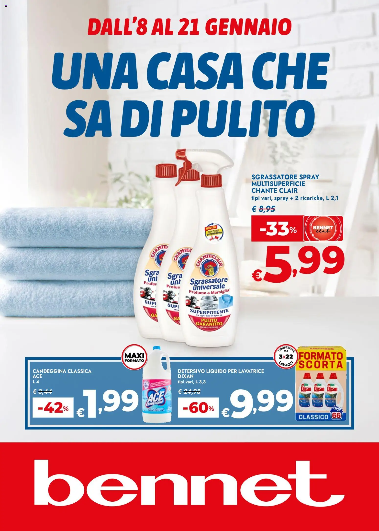 Volantino Casa Che Sa Di Pulito bennet - scopri il nuovo volantino ⭐️