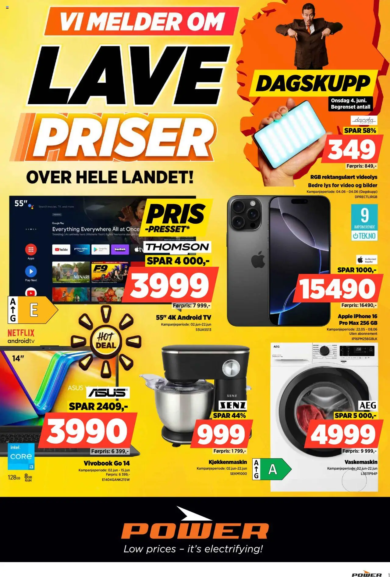 POWER kundeavis fra 02/06/2025 » Butikk Power.no tilbud