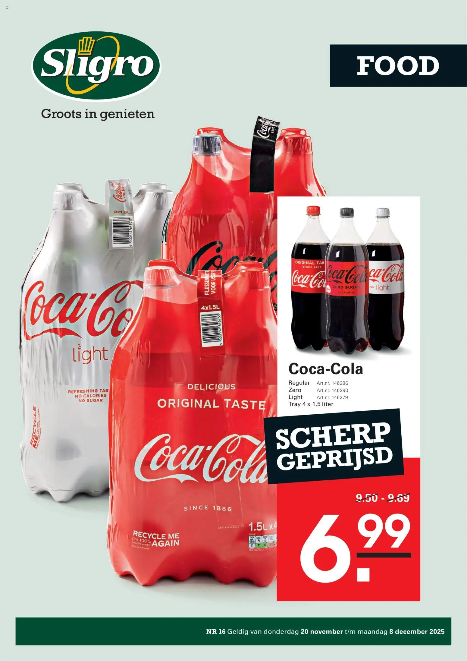 Sligro Food vanaf 20-11-2025