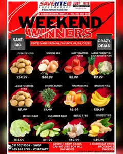 Saverite specials June 2025 > Catalogue