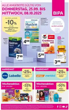 BIPA Flugblatt 02.10.2025 ️ Aktionen, Angebote, Prospekt