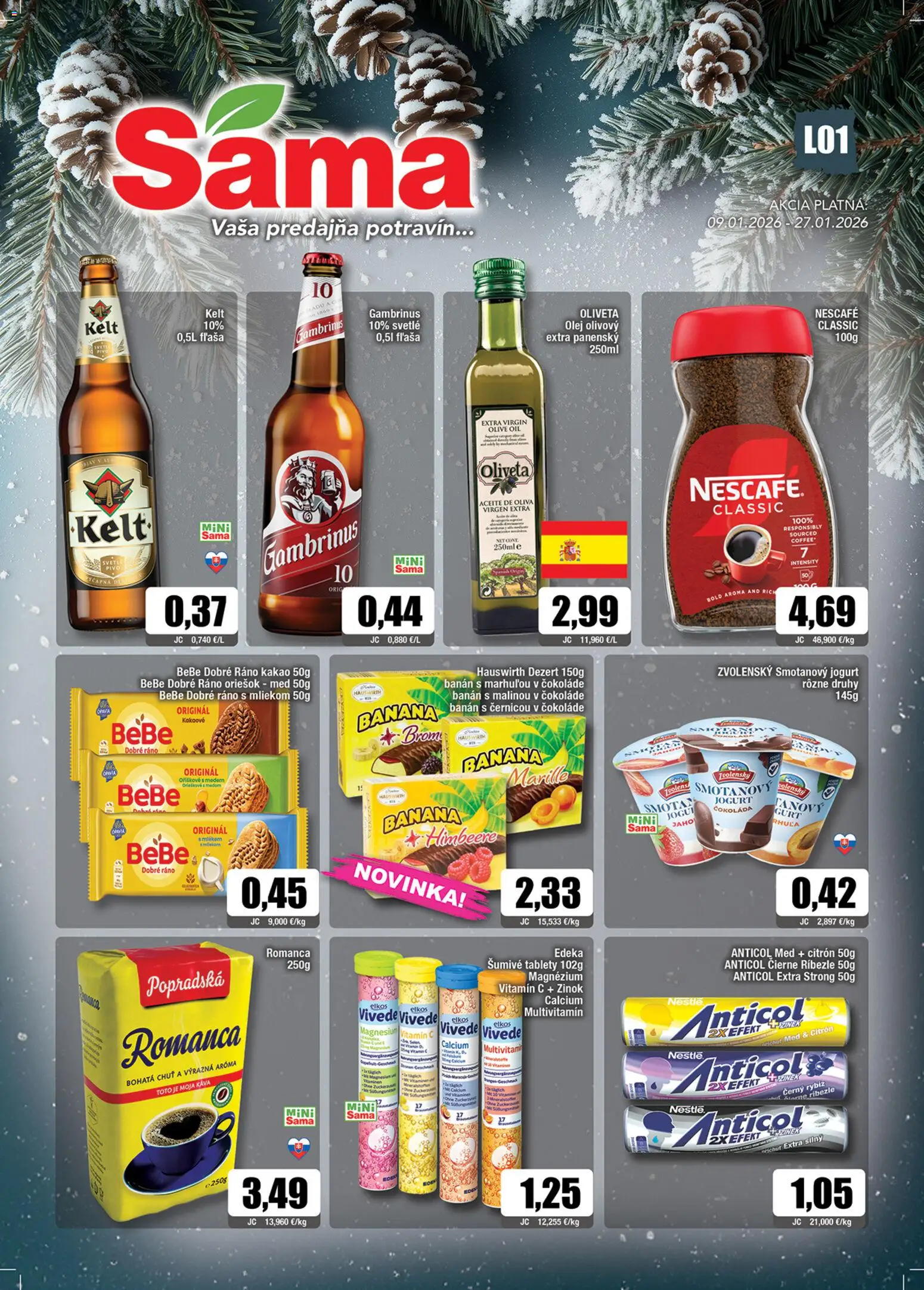Sama Leták (09.01. - 27.01.2026) - Akčná ponuka