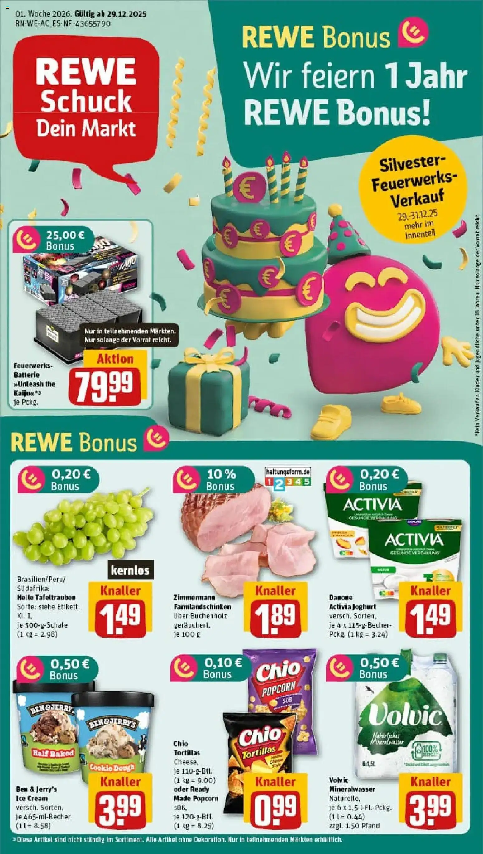 REWE Prospekt ab 29.12.2025 nächste Woche - Prospekt Herzogenrath ...