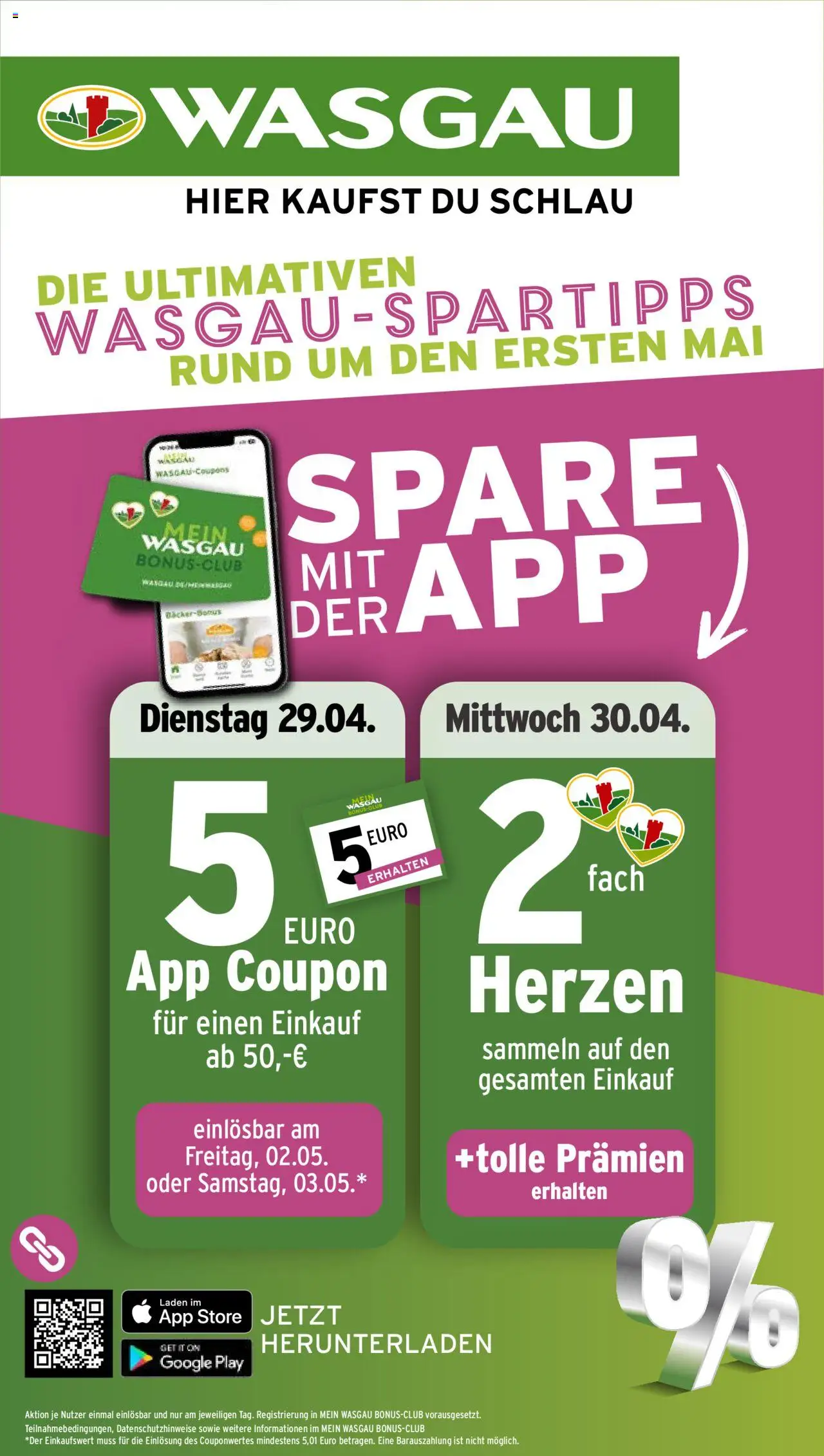 Wasgau Prospekt 28.04.2025 > Aktuelle Angebote ab Montag