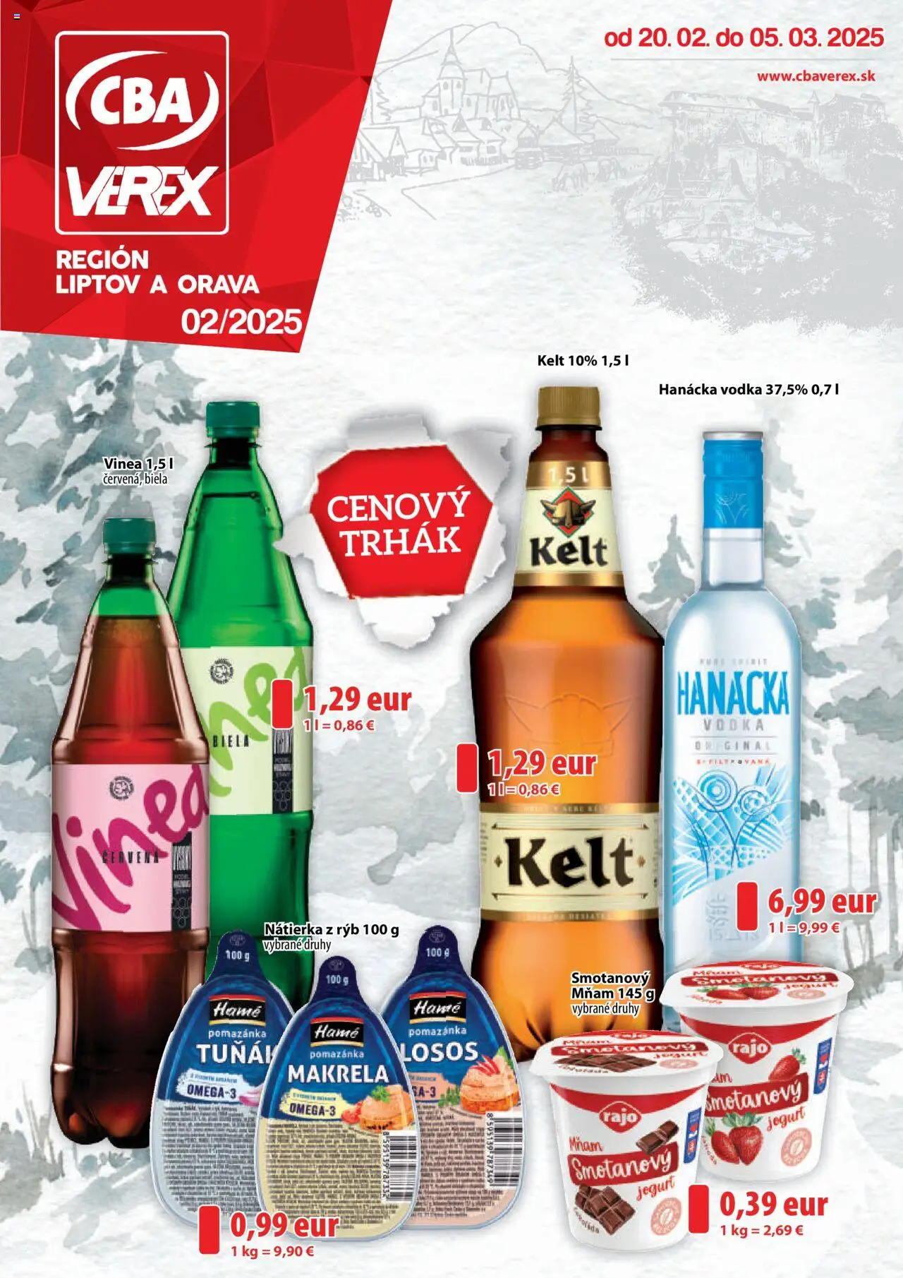 CBA Verex leták od 20.02.2025 - Aktuálny leták online