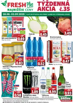 FRESH leták od 28.08.2025 > Potraviny > Nová týždenná akcia