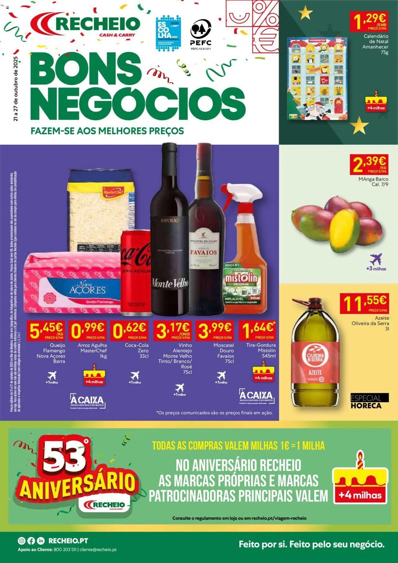 Recheio Madeira de 21/10/2025 - catálogo esta semana