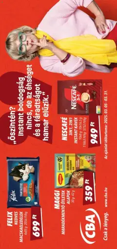 CBA akciós újság lapozható 2025.04.05. - Katalógus és promóciók