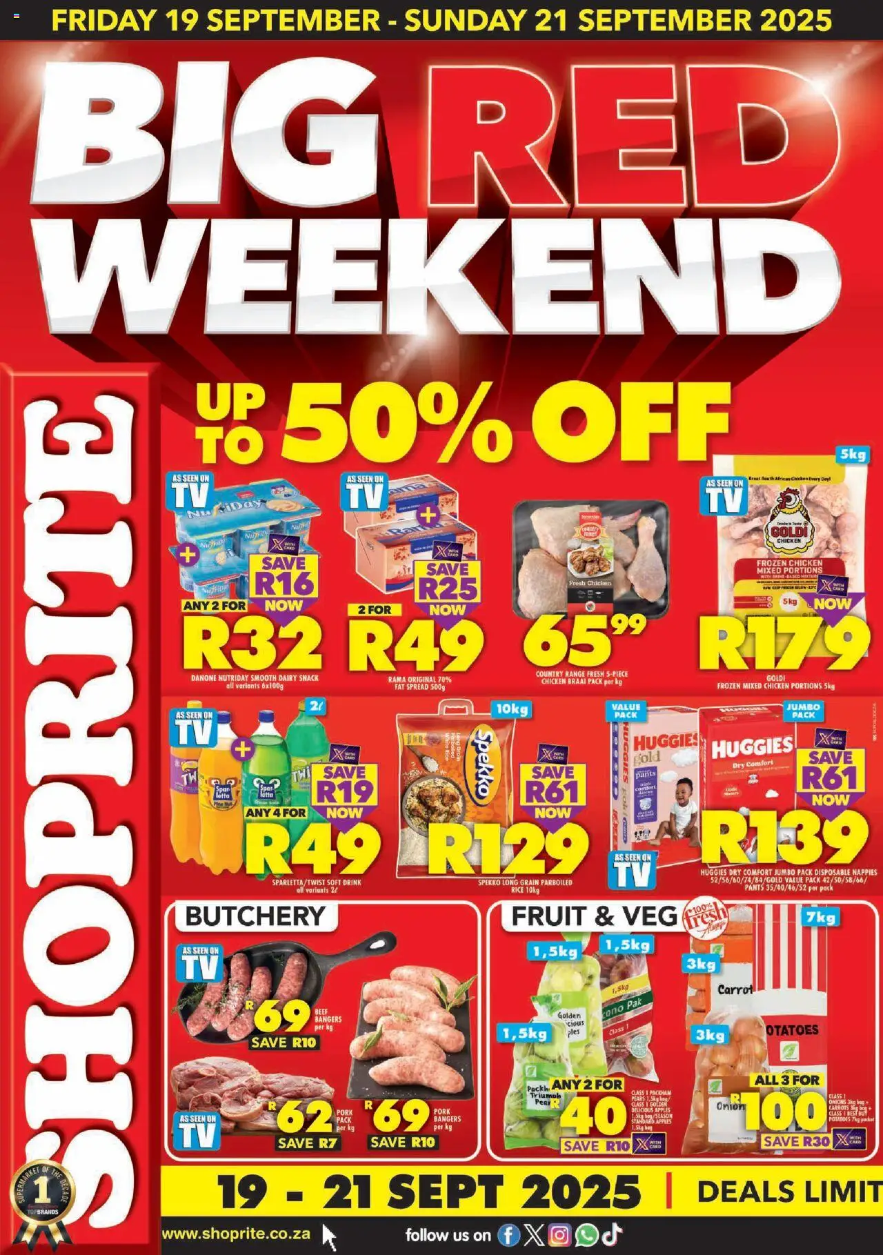 Shoprite Eastern Cape - Big Red Weekend 19/09 - 21/09/2025