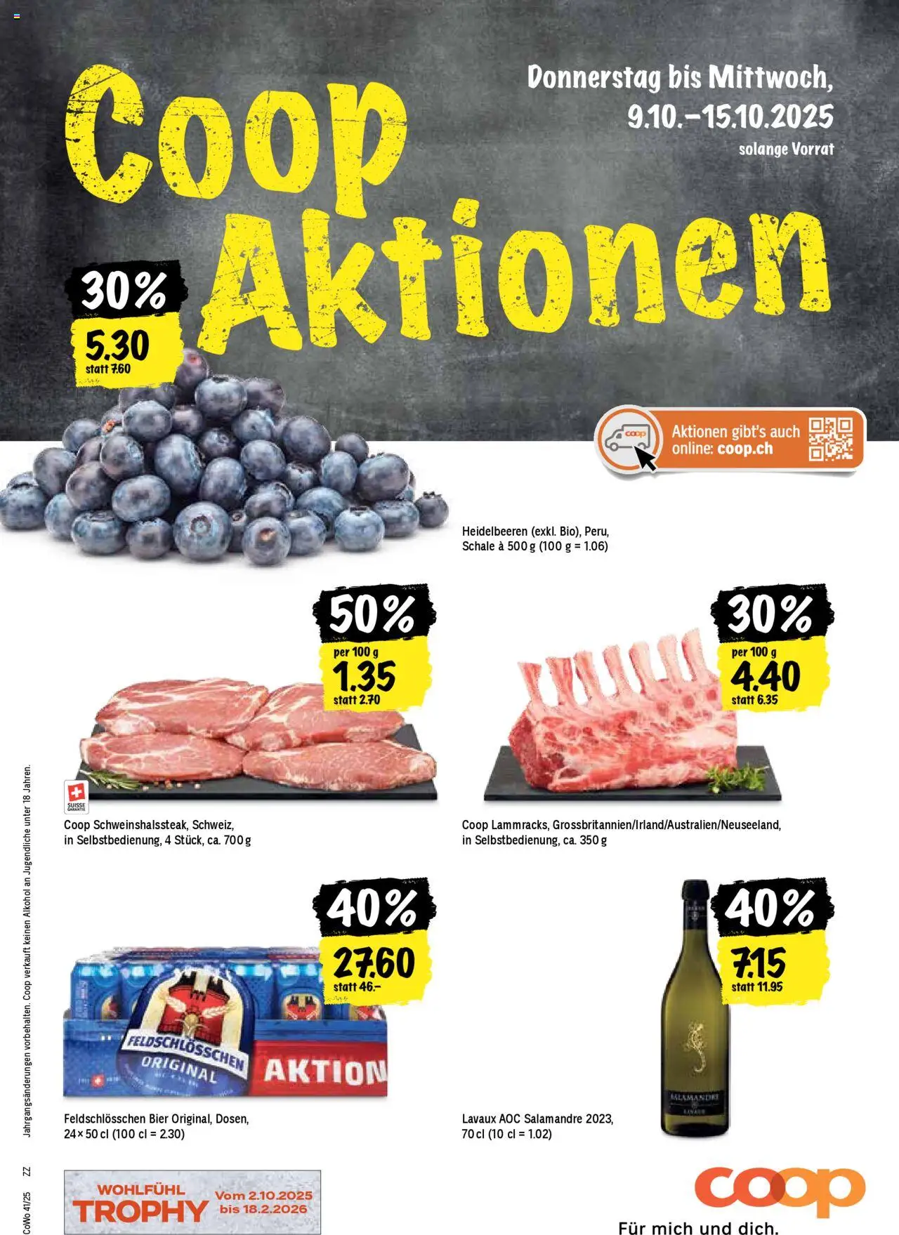 Coop Aktionen (09.10.2025) > Nächste woche