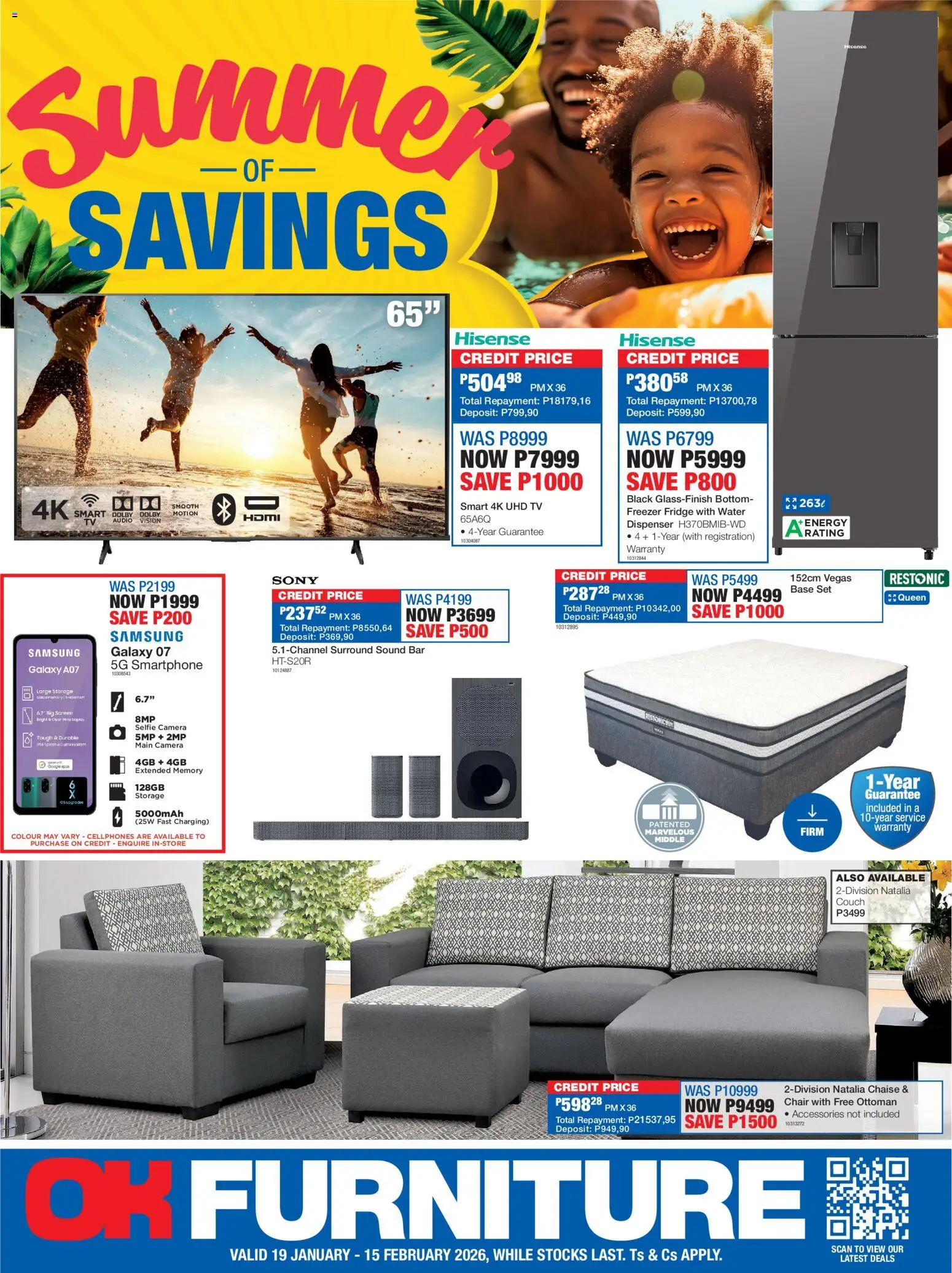 OK Furniture Catalogue Botswana from 19/01 - 15/02/2026