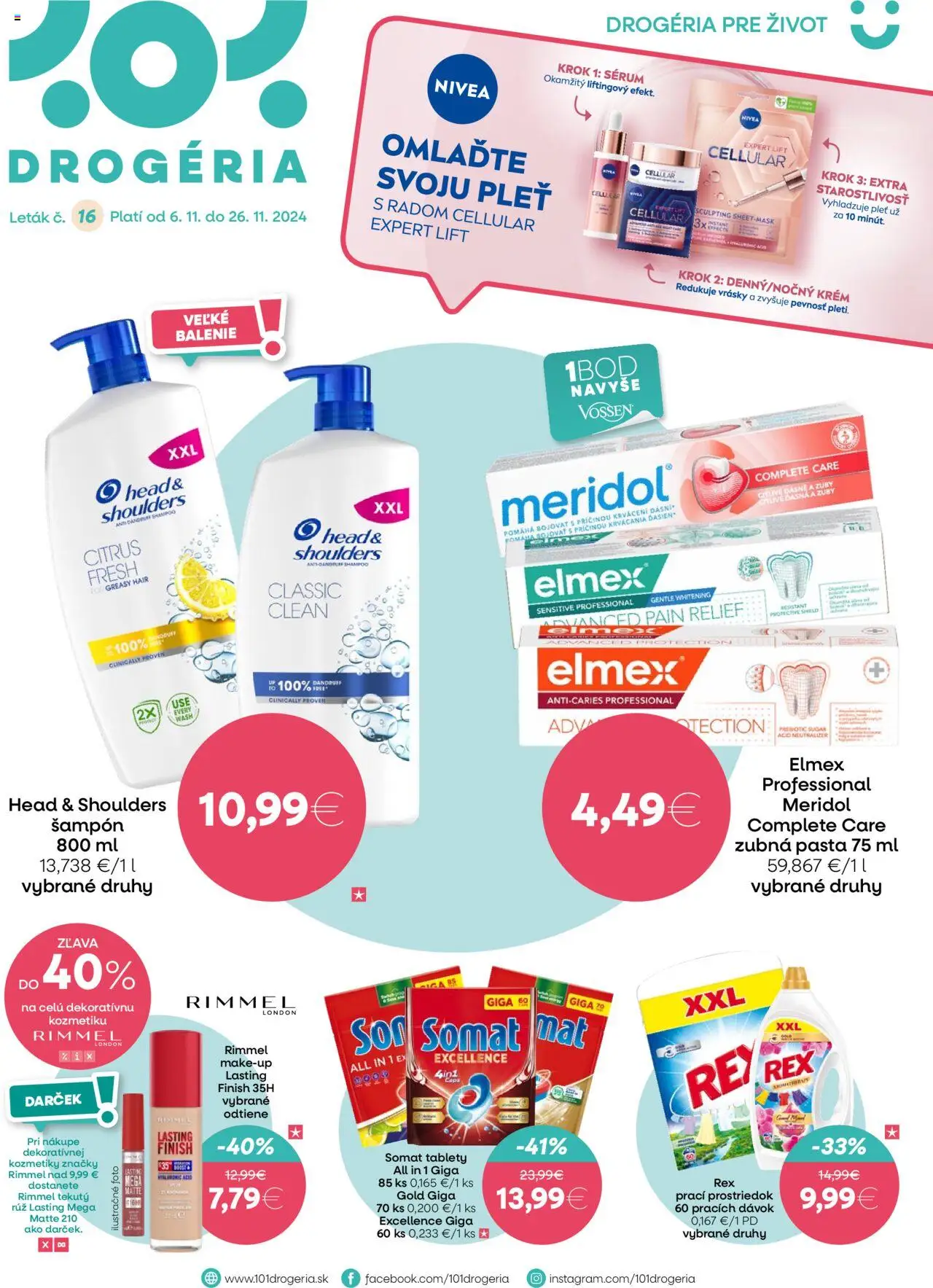 101 drogerie BLACK FRIDAY 2024 leták online > Výpredaj a akcie