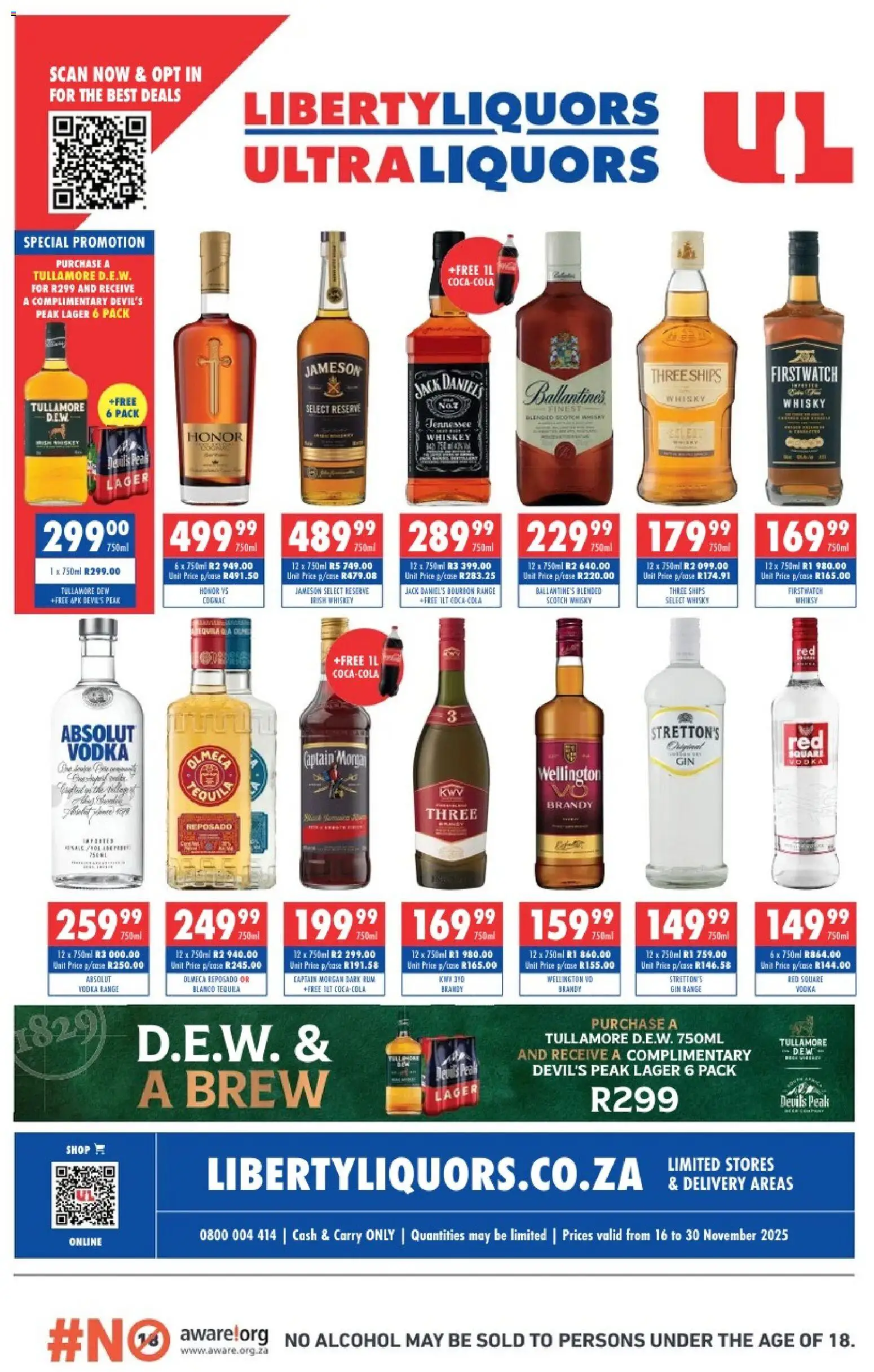 Ultra Liquors Liberty Liquors Specials from 16/11 - 30/11/2026