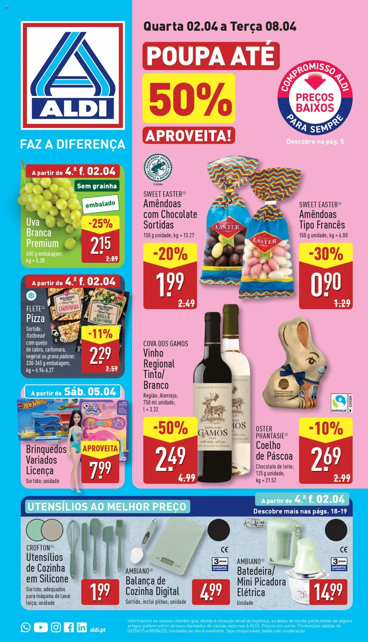 ALDI folheto de 02/04/2025 > Catálogo online está semana