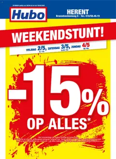 HUBO Folder België 07/05/2025 >> promotie, deze week