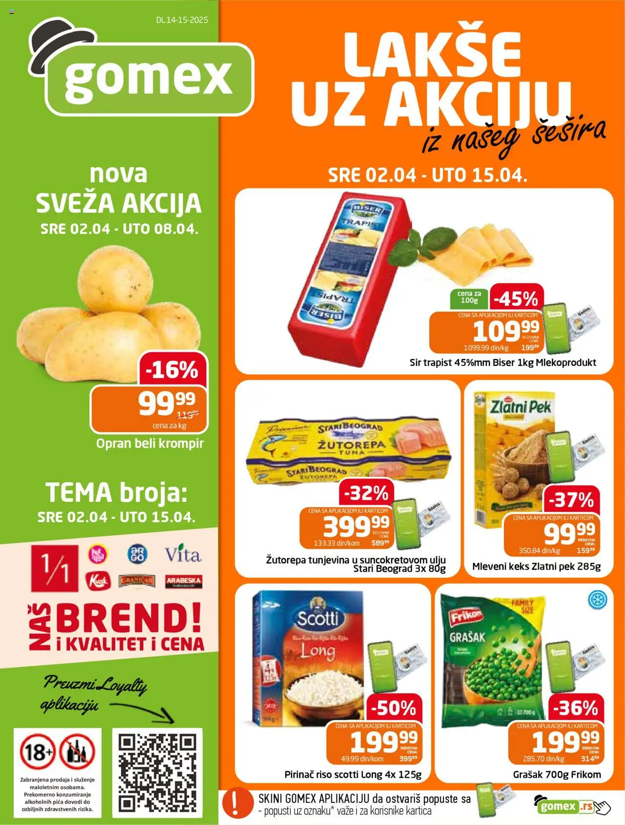 Gomex katalog od 09.04.2025 - prelistajte akcije