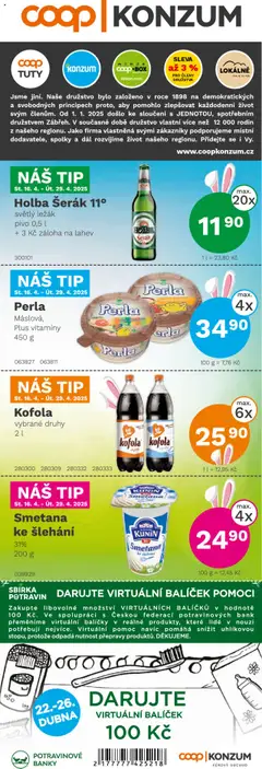 Konzum leták od 14.05.2025 - akční leták