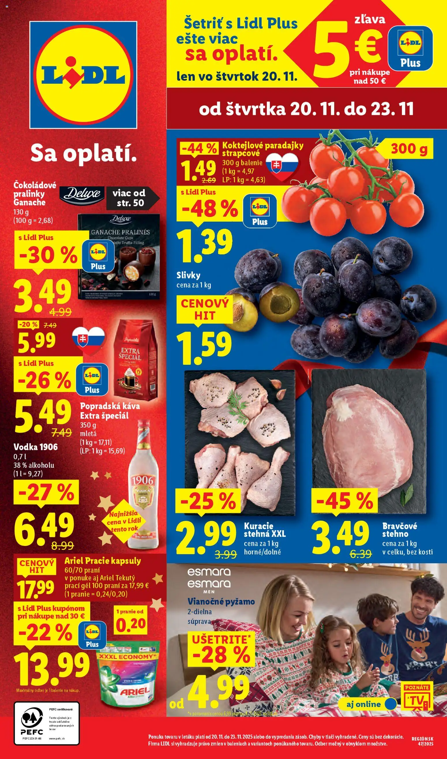 Lidl BLACK FRIDAY leták od 20.11.2025