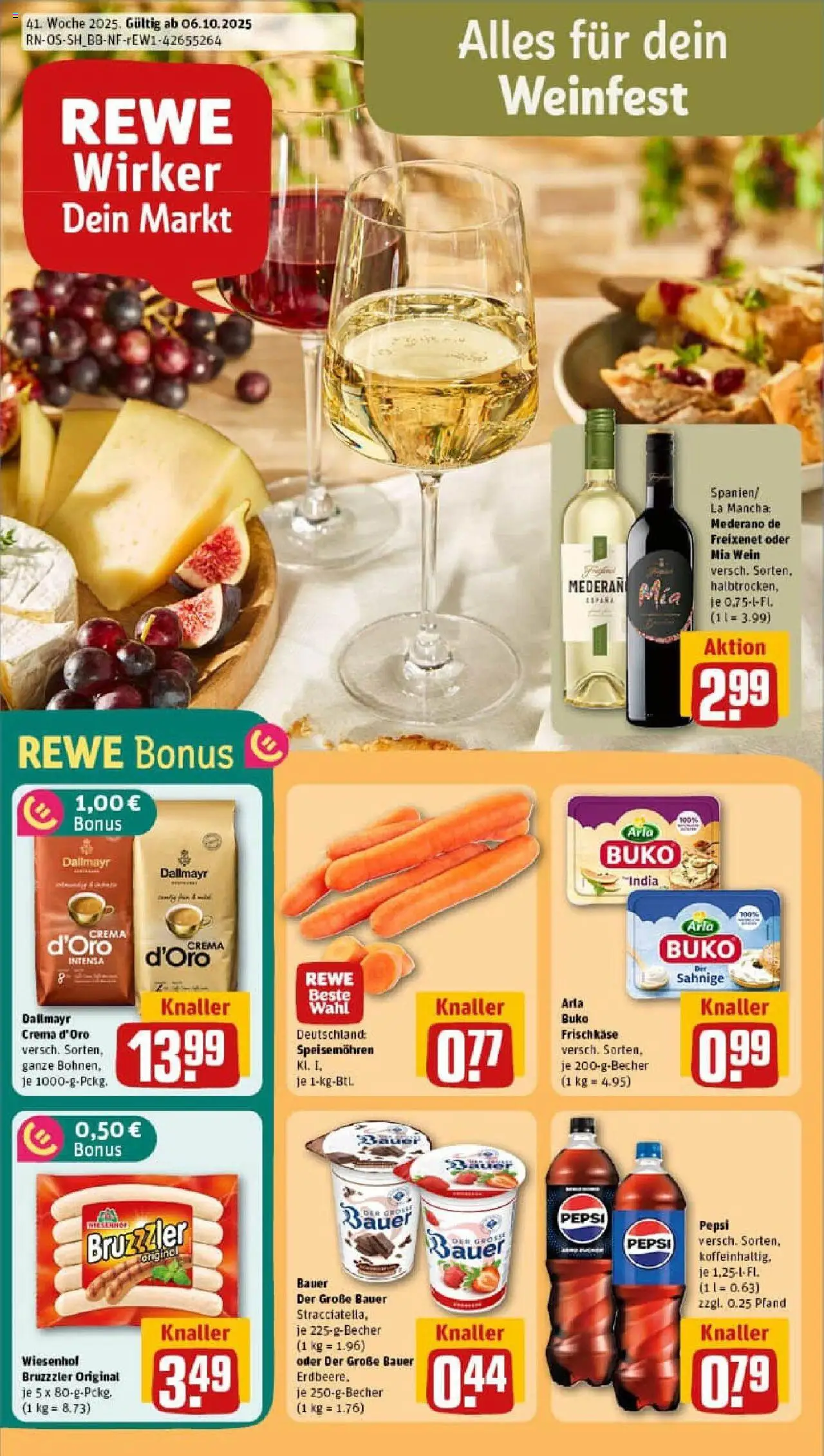 REWE Prospekt ab 06.10.2025 nächste Woche - Prospekt Dresden / Leuben