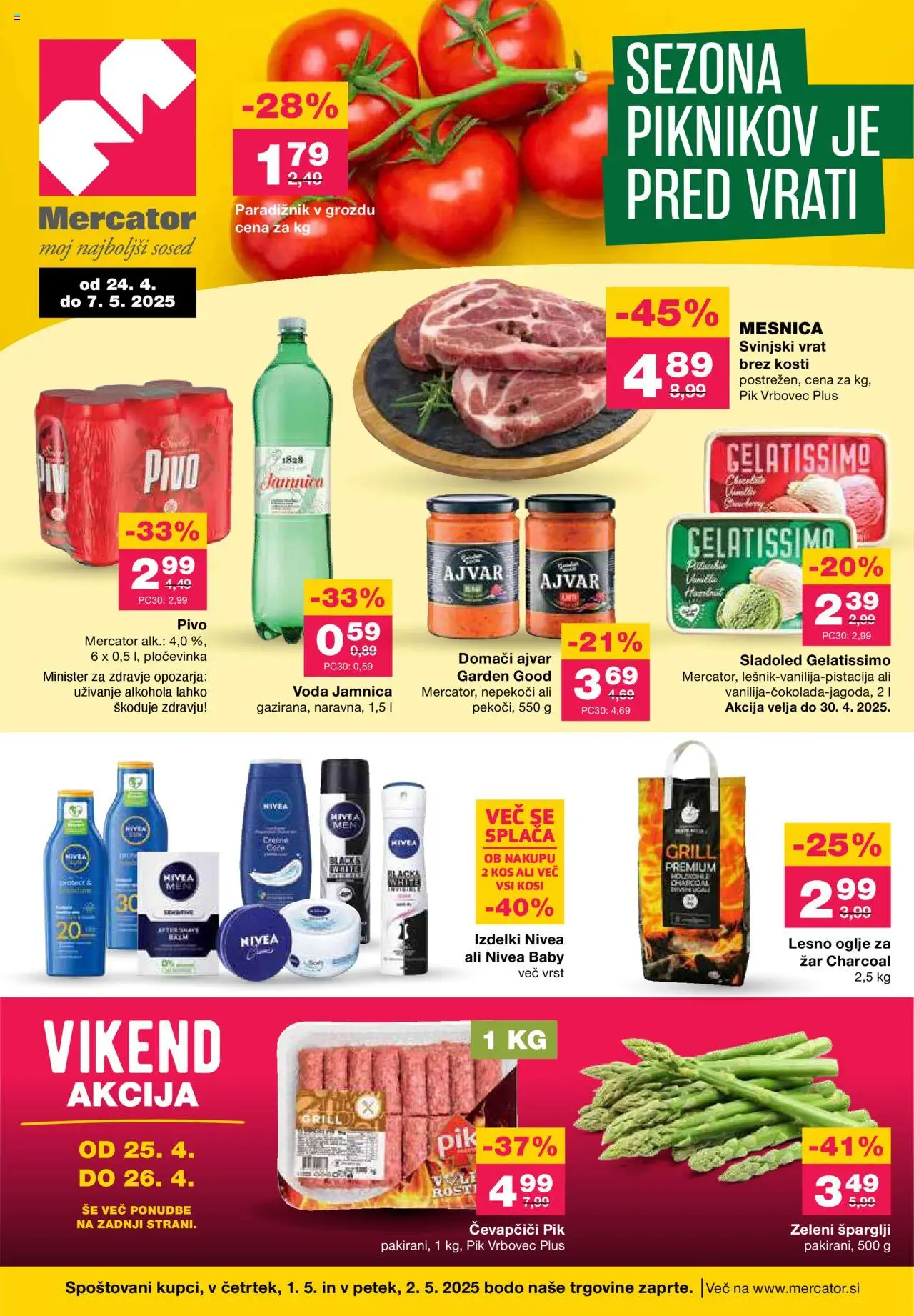 MERCATOR Katalog od 01.05.2025 > Nov letak + MTehnika akcija