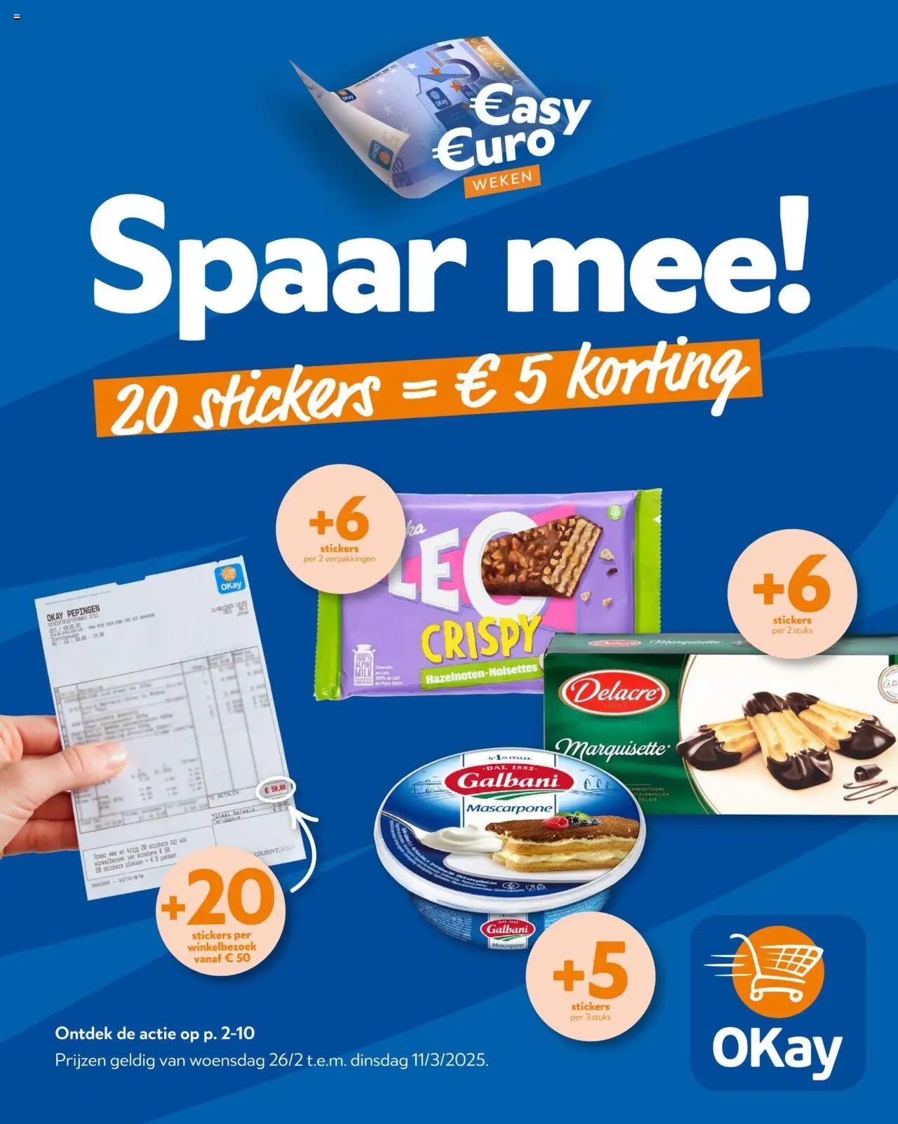 OKAY catalogue Belgique 05/03/2025 - Folder, dépliant Français