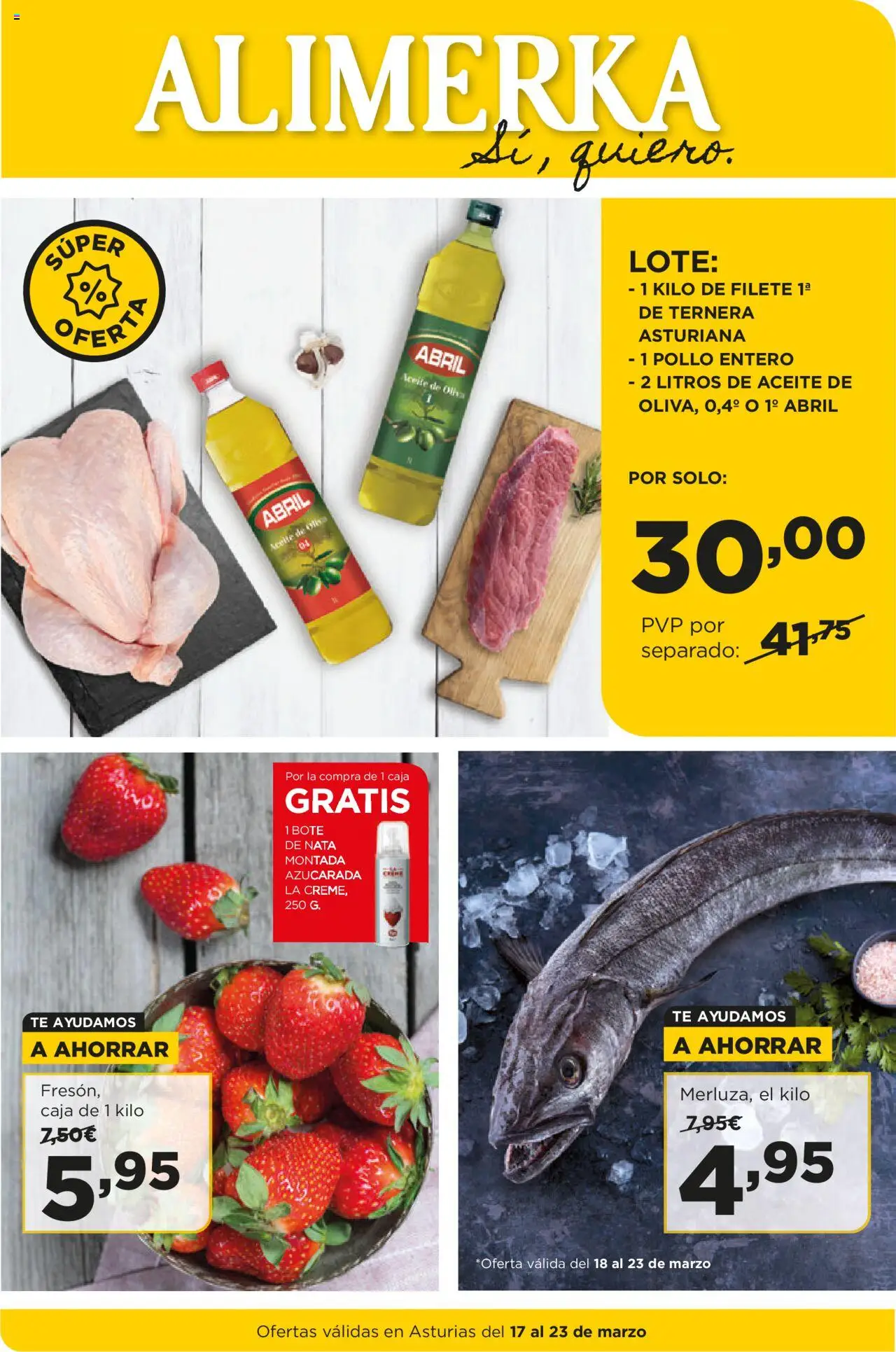 Ofertas Alimerka 24/03/2025 » FOLLETO, Nuevo catálogo